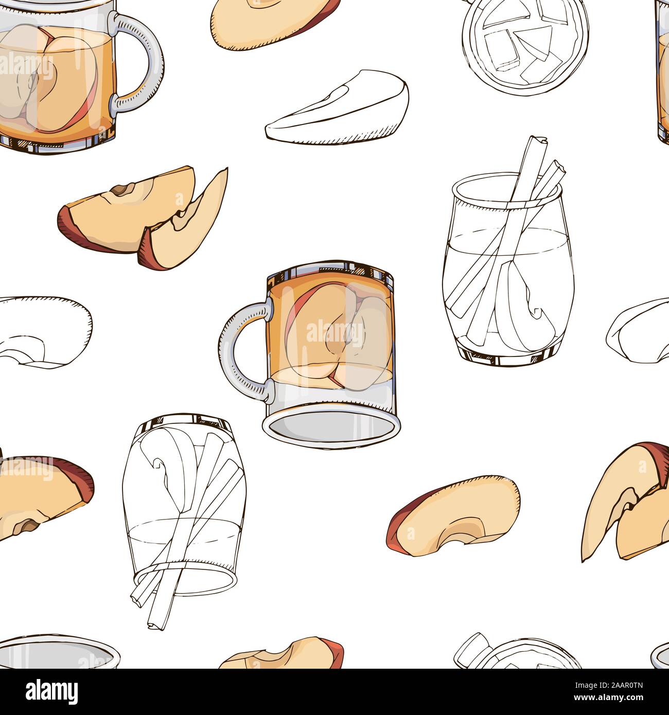 Cider glass hand Stock Vector Images - Alamy