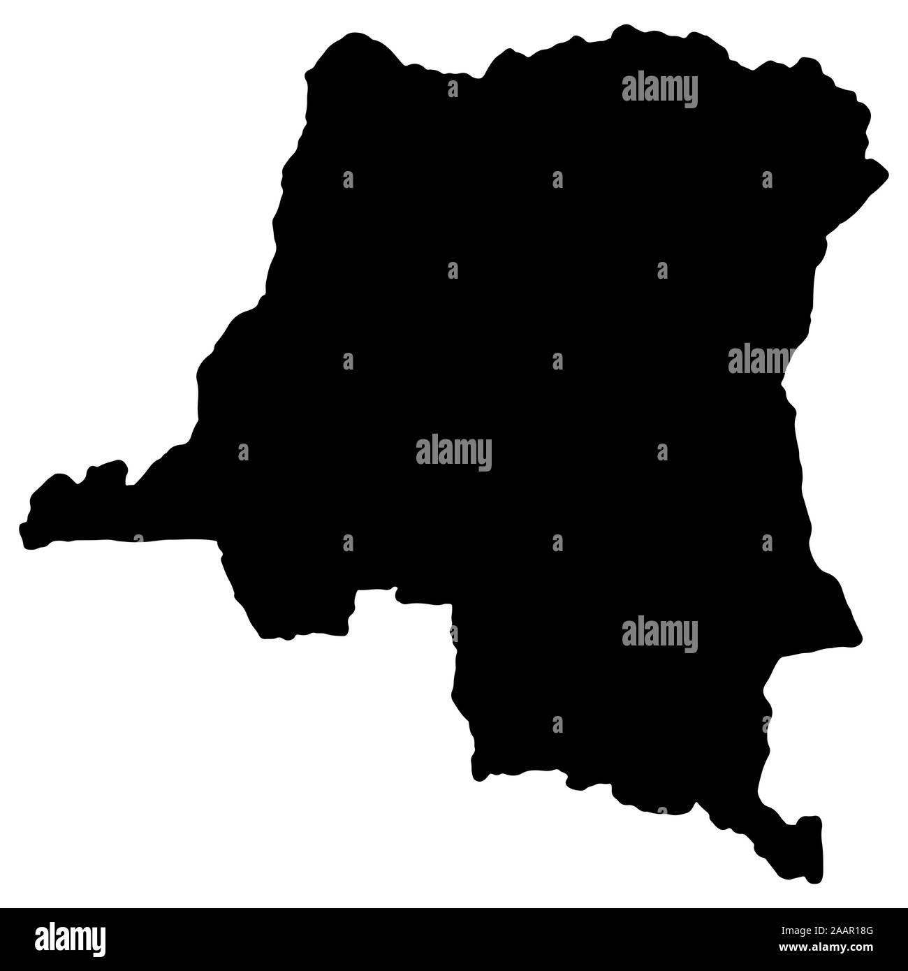 Drc map Cut Out Stock Images & Pictures - Alamy