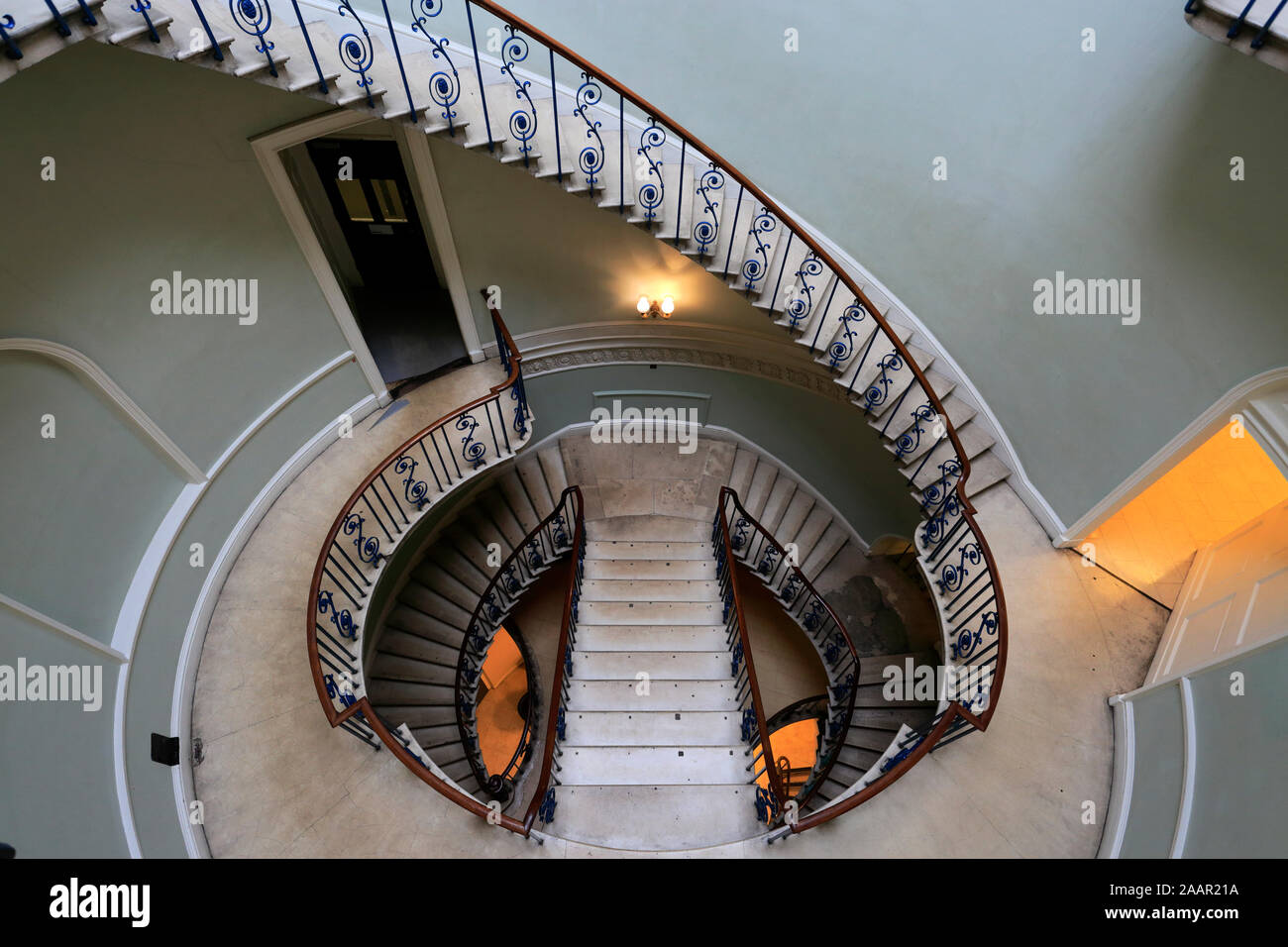 The staircase designed by william chambers hi-res stock photography and ...