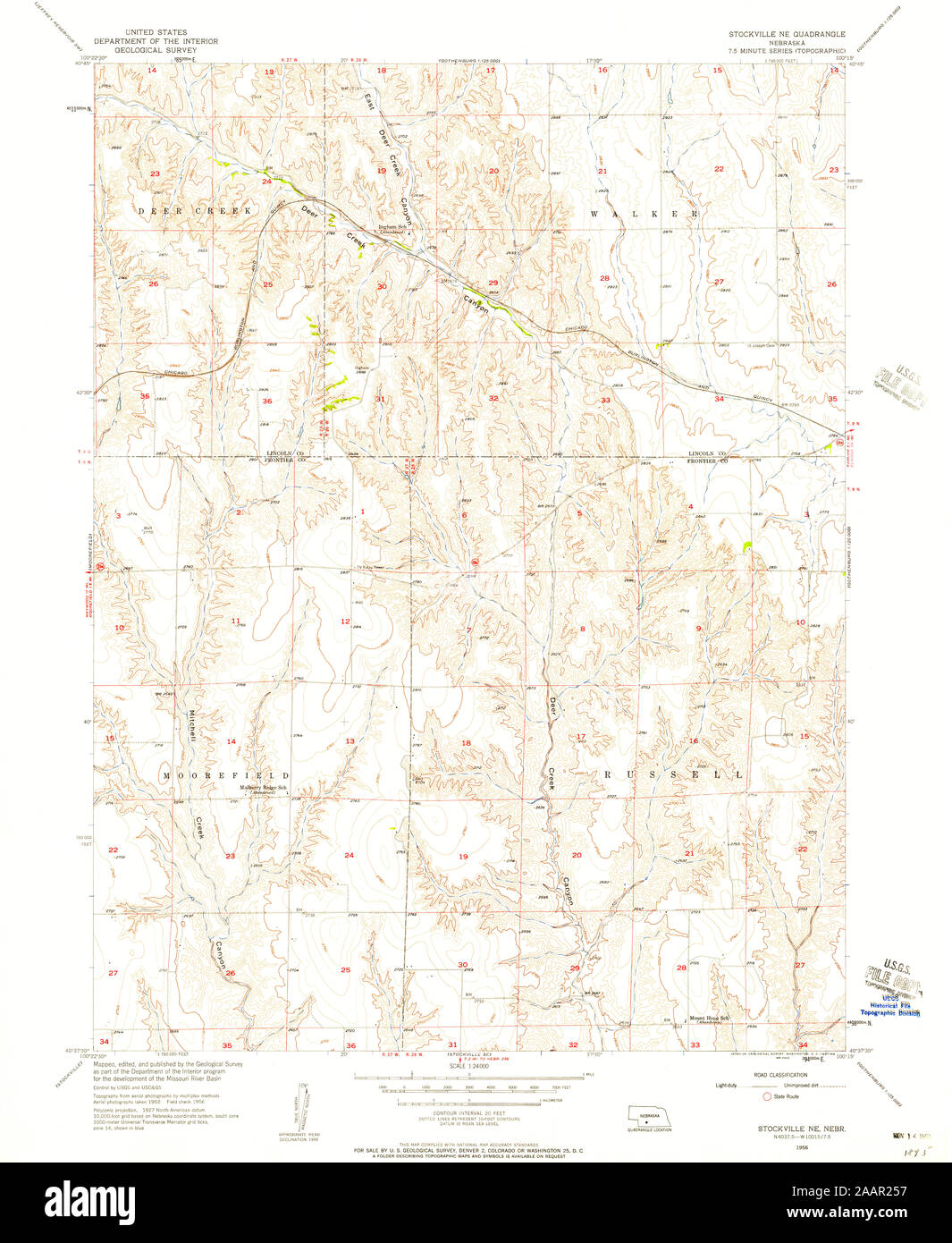 Map of stockville hi-res stock photography and images - Alamy