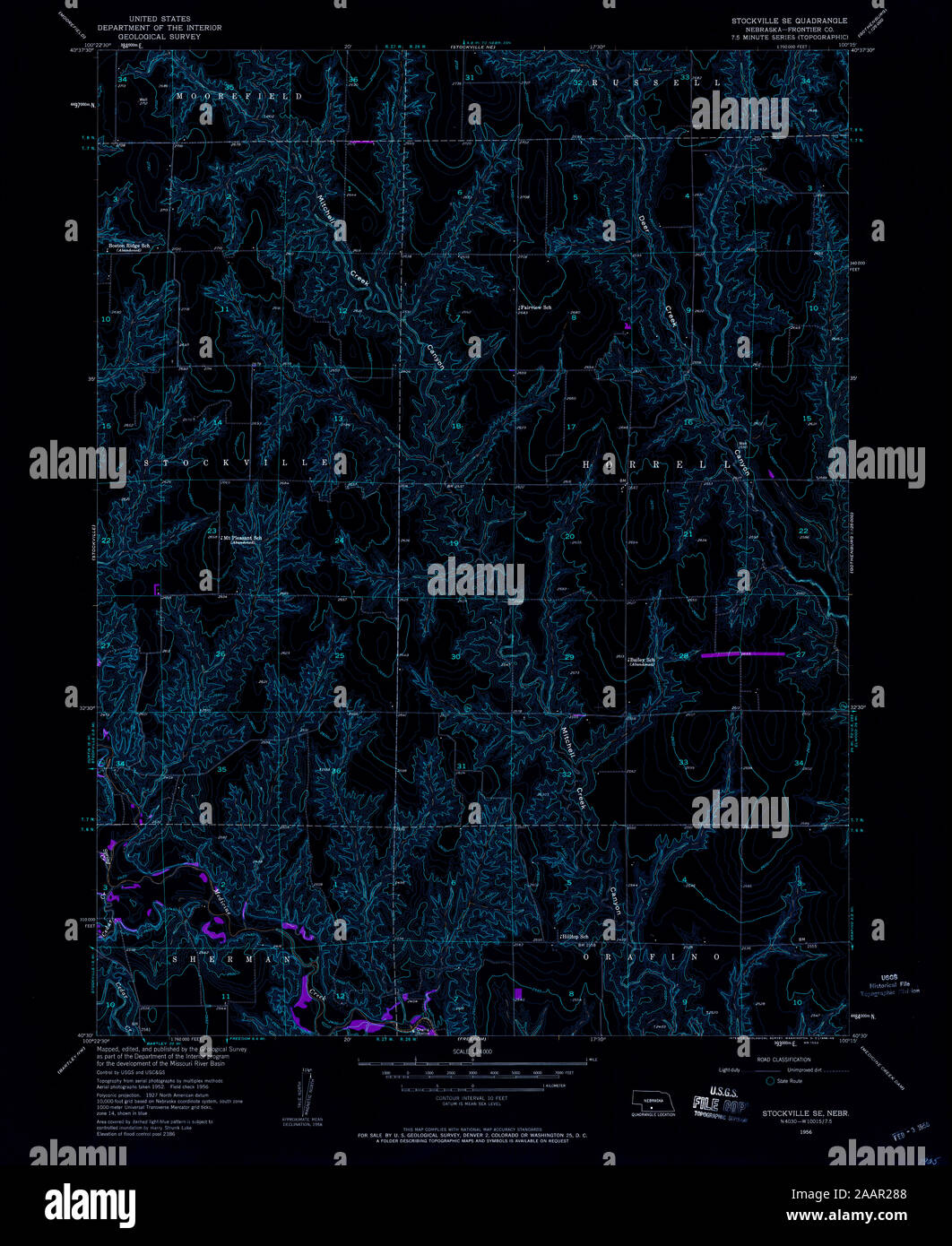 Stockville map hi-res stock photography and images - Alamy