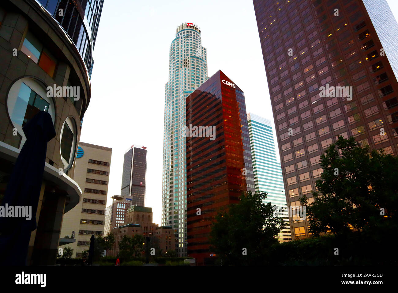 Los Angeles, California – Downtown LOS ANGELES Skyscrapers view at ...