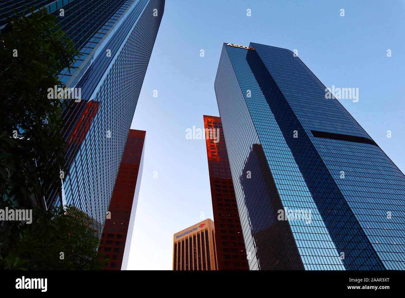 Los Angeles, California – Downtown LOS ANGELES Skyscrapers view at ...