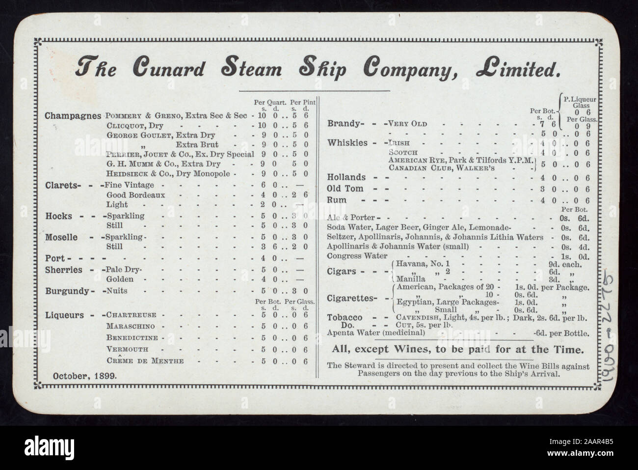 Rms etruria hi-res stock photography and images - Alamy