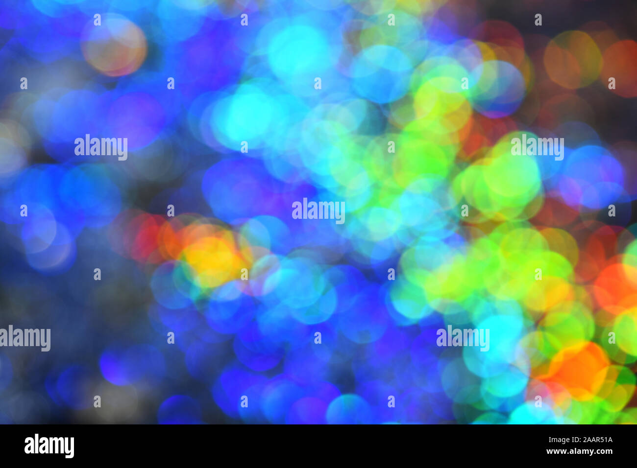 colorful effect made by bokeh light abstract colorful background, copy ...