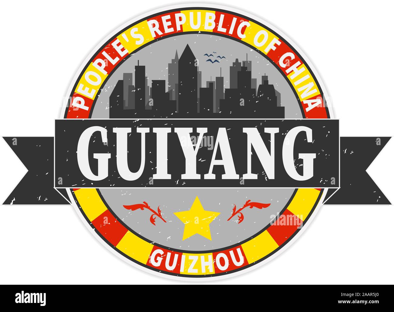 Guiyang architecture Stock Vector Images - Alamy