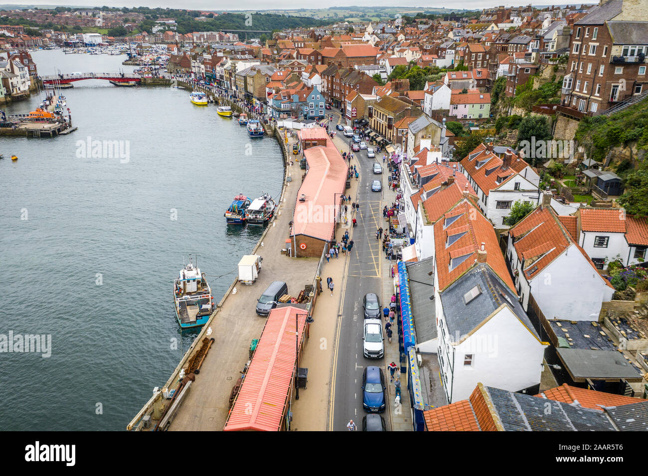 Whitby birds eye view hi-res stock photography and images - Alamy