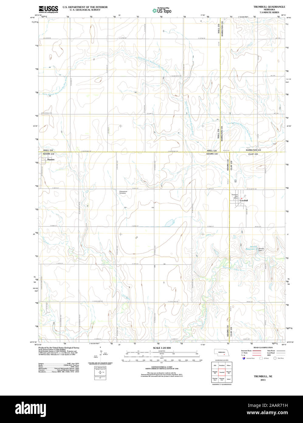 Trumbull map hi-res stock photography and images - Alamy
