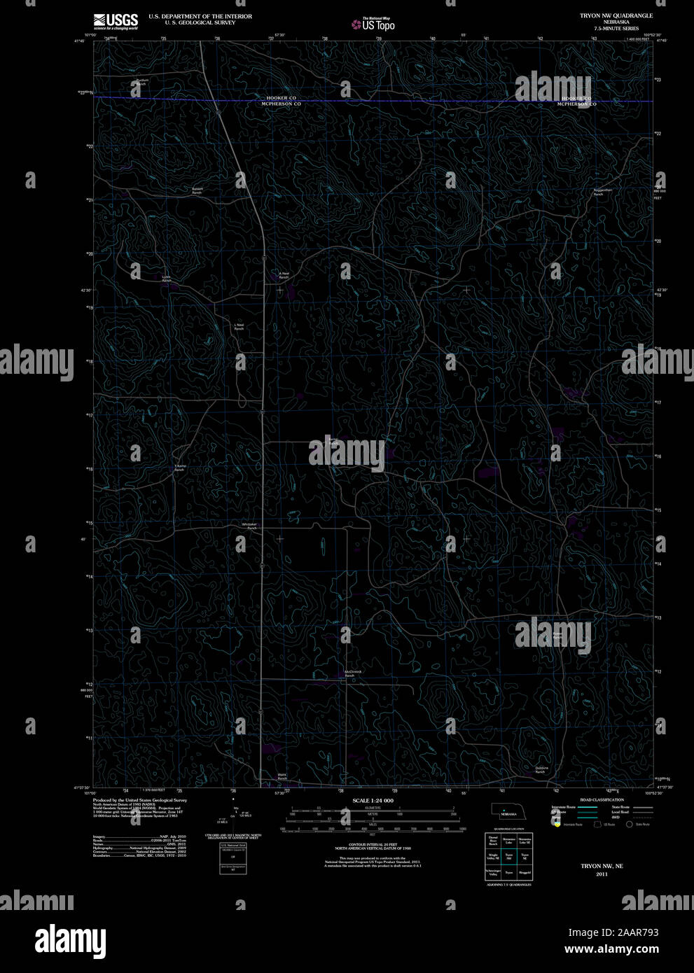 Map of tryon hi-res stock photography and images - Alamy