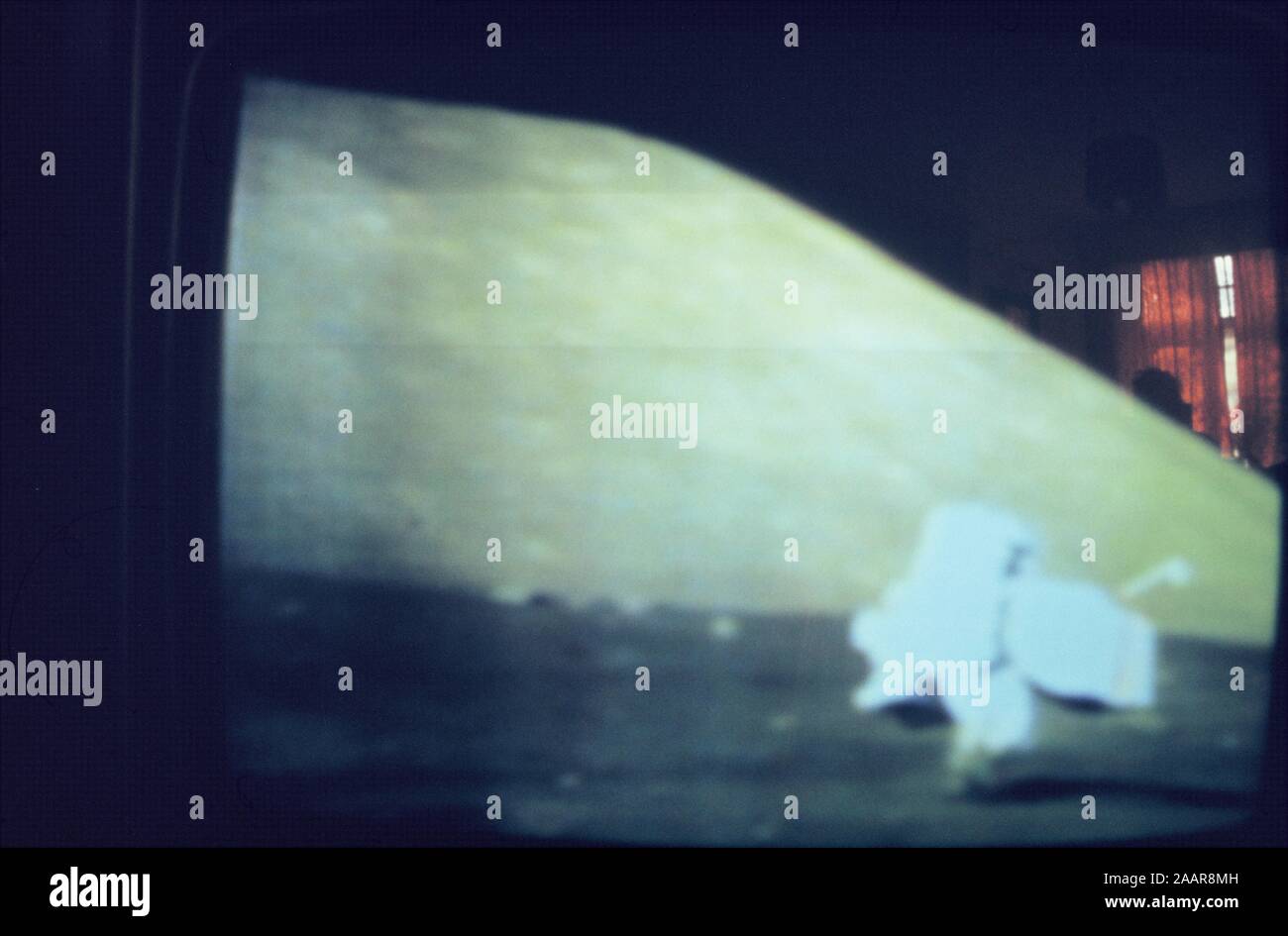 Tv watching moon landing hi-res stock photography and images - Alamy