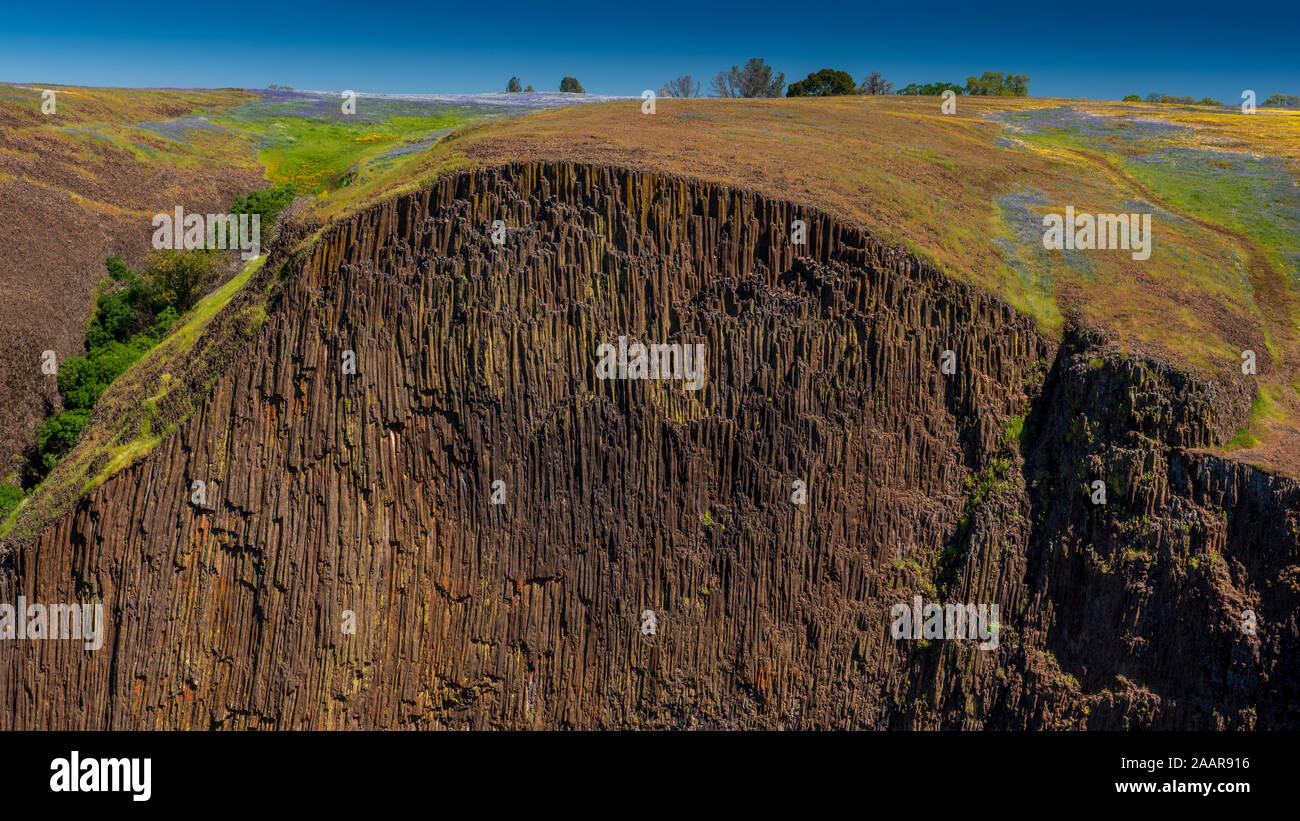 Rock at table mountain, next to the Phantom Falls. Table Mountain is ...
