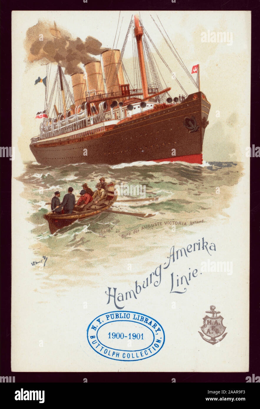 Hamburg amerika steamship hi-res stock photography and images - Alamy