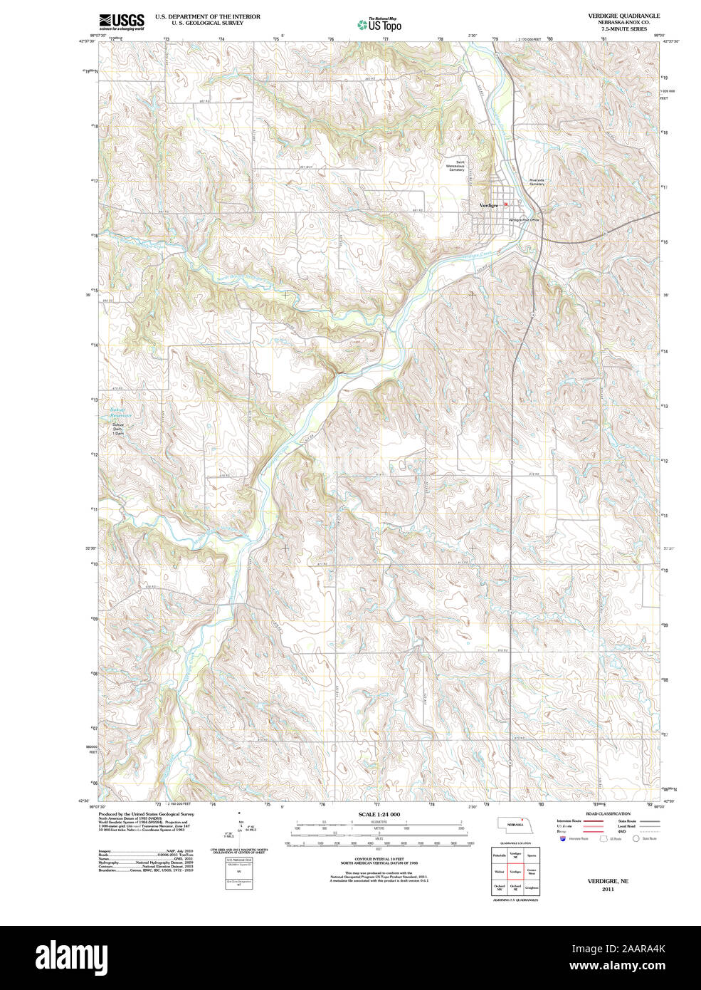 Verdigre map hi-res stock photography and images - Alamy