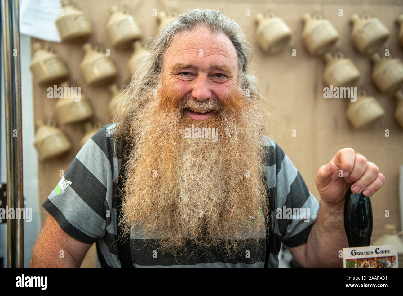 A cheerful man smiling at the Great Yorkshire Show, Harrogate ...