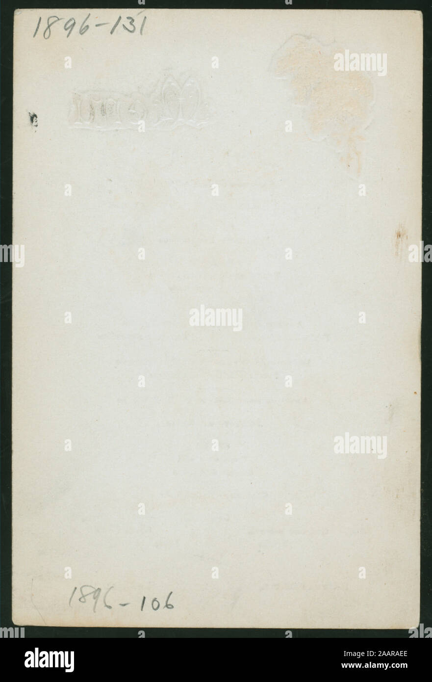 DINNER (held by) HOFFMAN HOUSE (at) - ((HOTEL)) MENU IN FRENCH; SMALL ...