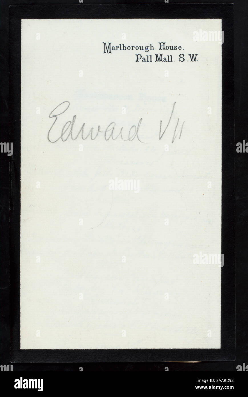 DINNER (held by) KING EDWARD Vll (at) MARLBOROUGH HOUSE,LONDON,ENGLAND ...