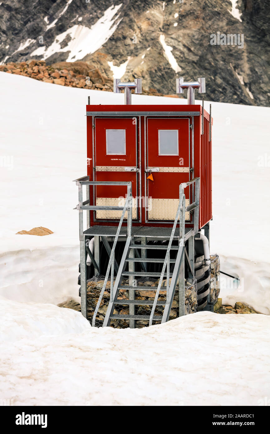Toilet WC in the Mountains Stock Photo - Alamy