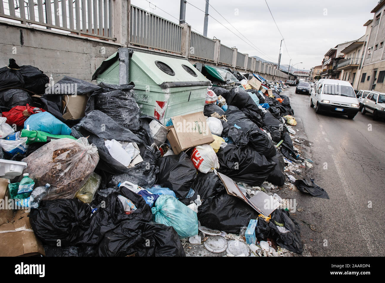 Naples waste management crisis hi-res stock photography and images - Alamy