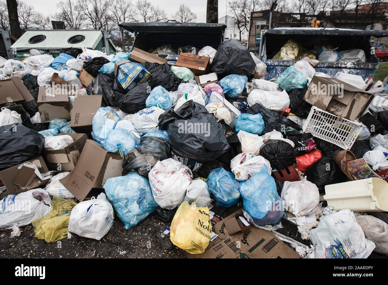 Naples Waste Management Crisis High Resolution Stock Photography and ...