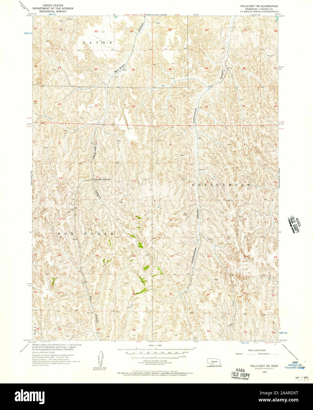 Wellfleet nebraska map hi-res stock photography and images - Alamy