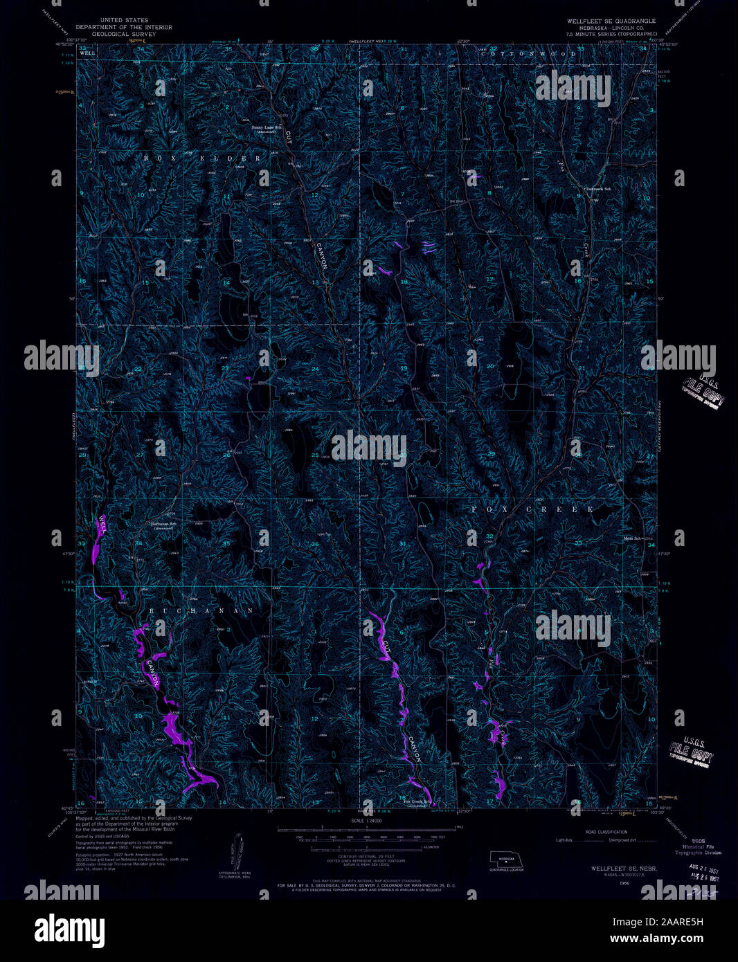 Wellfleet nebraska map hi-res stock photography and images - Alamy