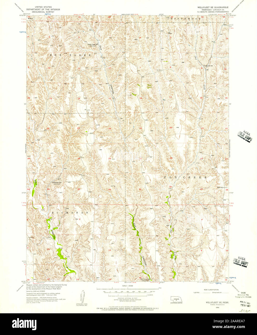 Wellfleet nebraska map hi-res stock photography and images - Alamy