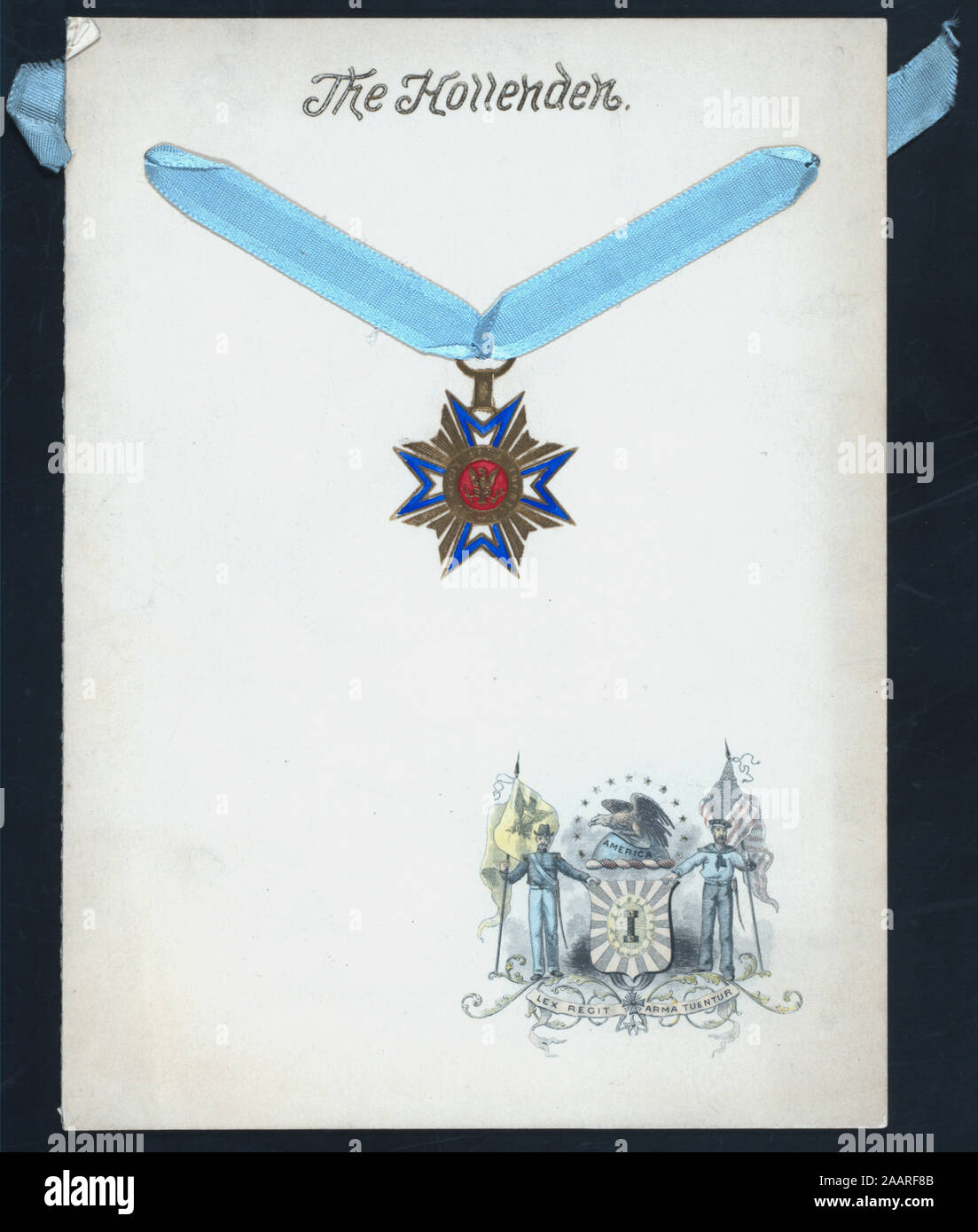 DINNER (held by) MILITARY ORDER OF THE LOYAL LEGION (at) THE HOLLENDEN ...