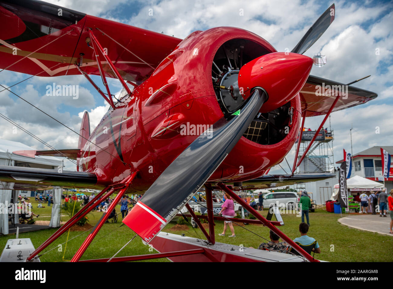 Planes on display -Sun n’ Fun airshow, Lakeland Florida Stock Photo - Alamy