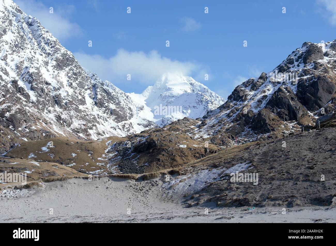 Shot in Flakstad municipality, from the western part of Lofoten islands ...