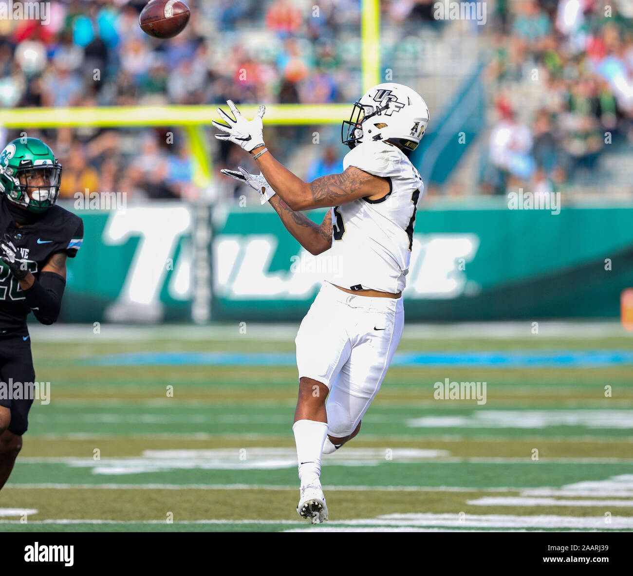 New Orleans, LA, USA. 23rd Nov, 2019. UCF's Gabriel Davis #13 looks ...
