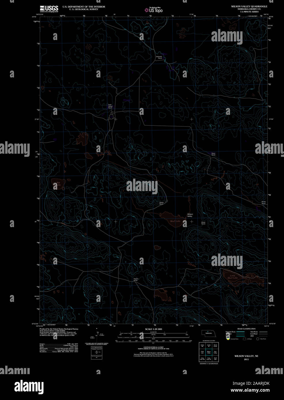 Nebraska valley map hi-res stock photography and images - Alamy