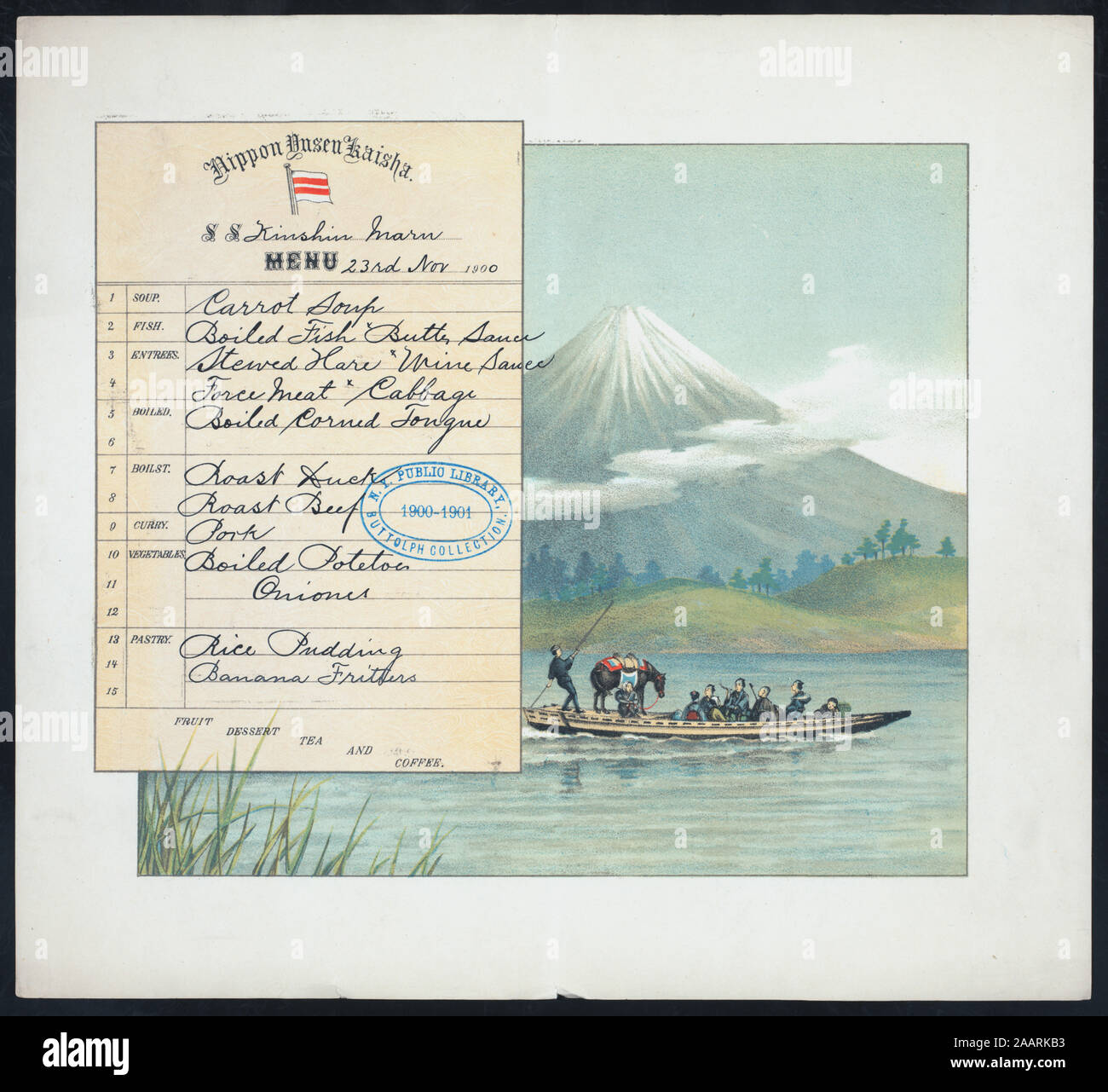 DINNER (held by) NIPPON YUSEN KAISHA -SSKINSHIN MARU (at) EN ROUTE (SS ...