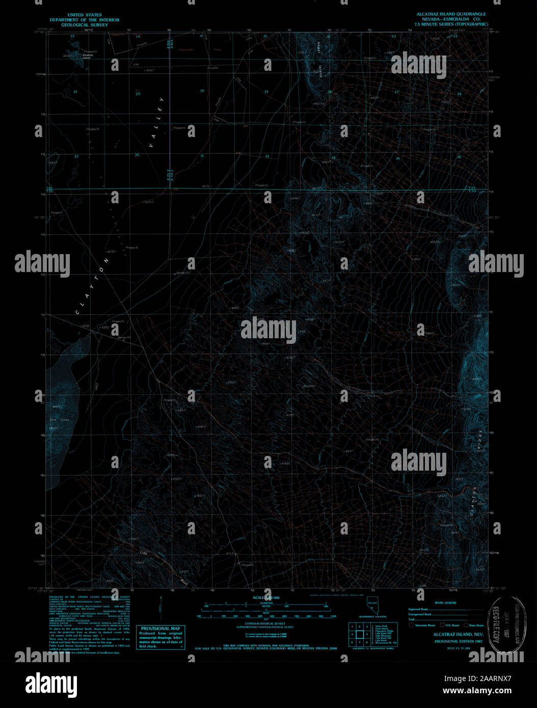 Map of alcatraz island hi-res stock photography and images - Alamy