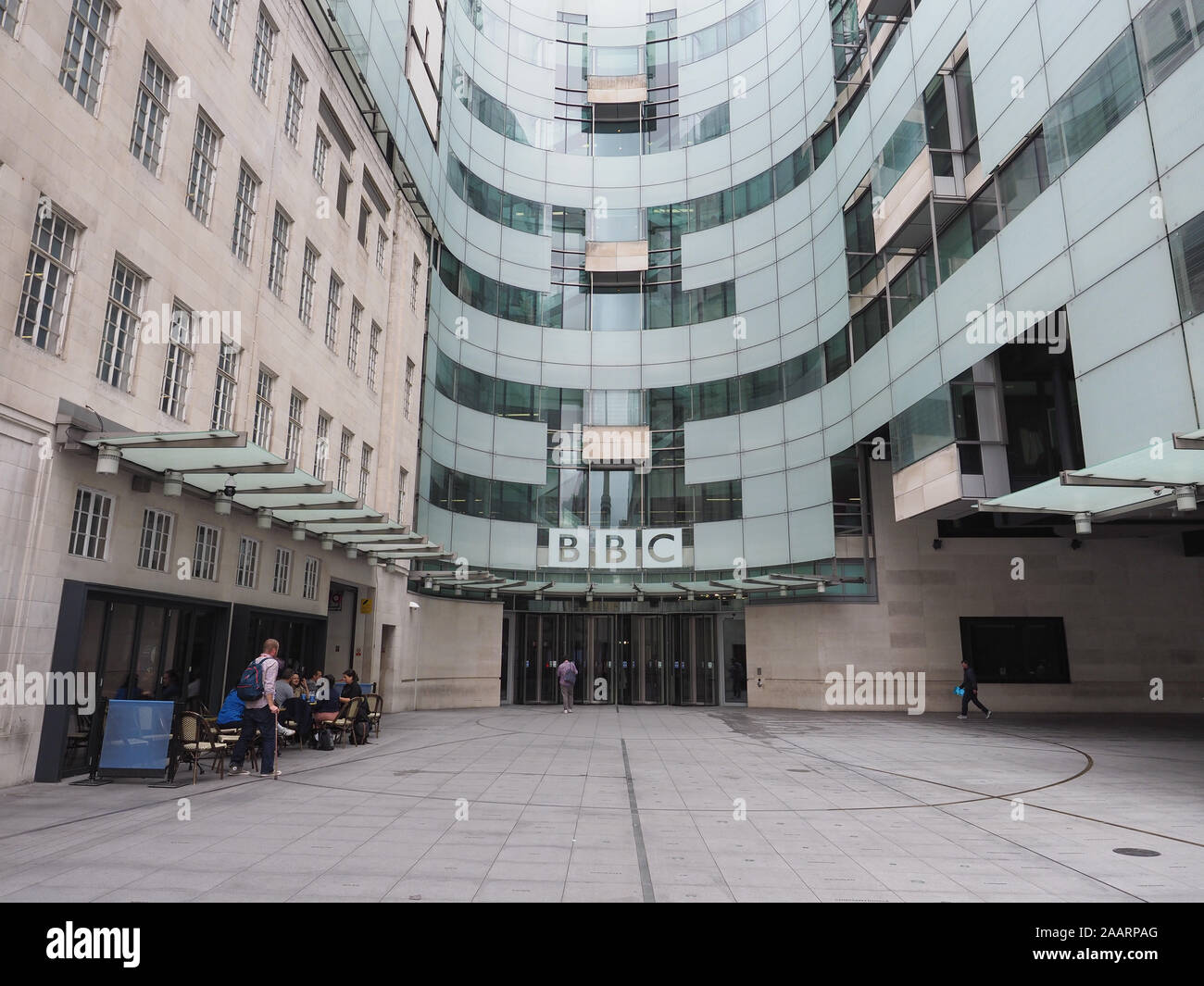 LONDON, UK - CIRCA SEPTEMBER 2019: BBC Broadcasting House headquarters ...