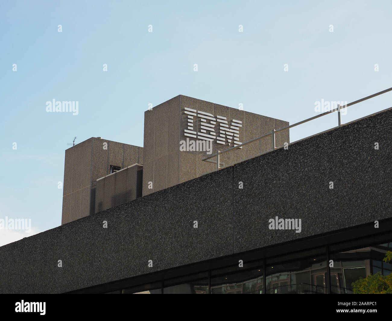 LONDON, UK - CIRCA SEPTEMBER 2019: IBM iconic new brutalist ...