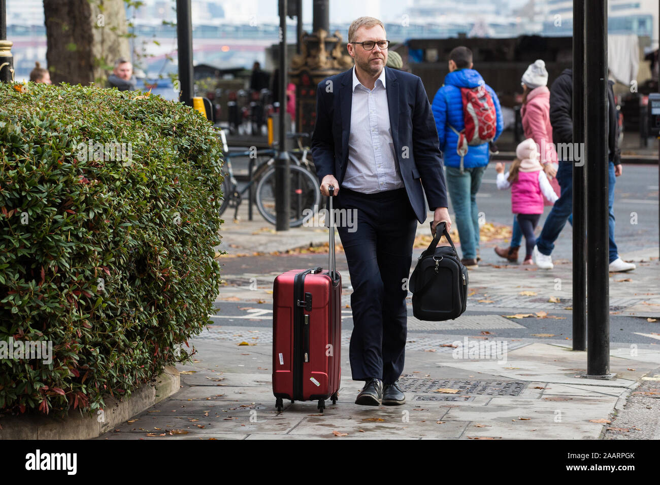 London, UK. 16 November, 2019. Nick Forbes, Labour leader of Newcastle ...