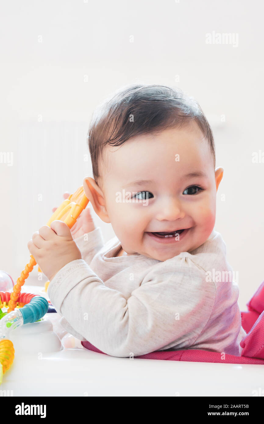 Baby on walker hi-res stock photography and images - Alamy