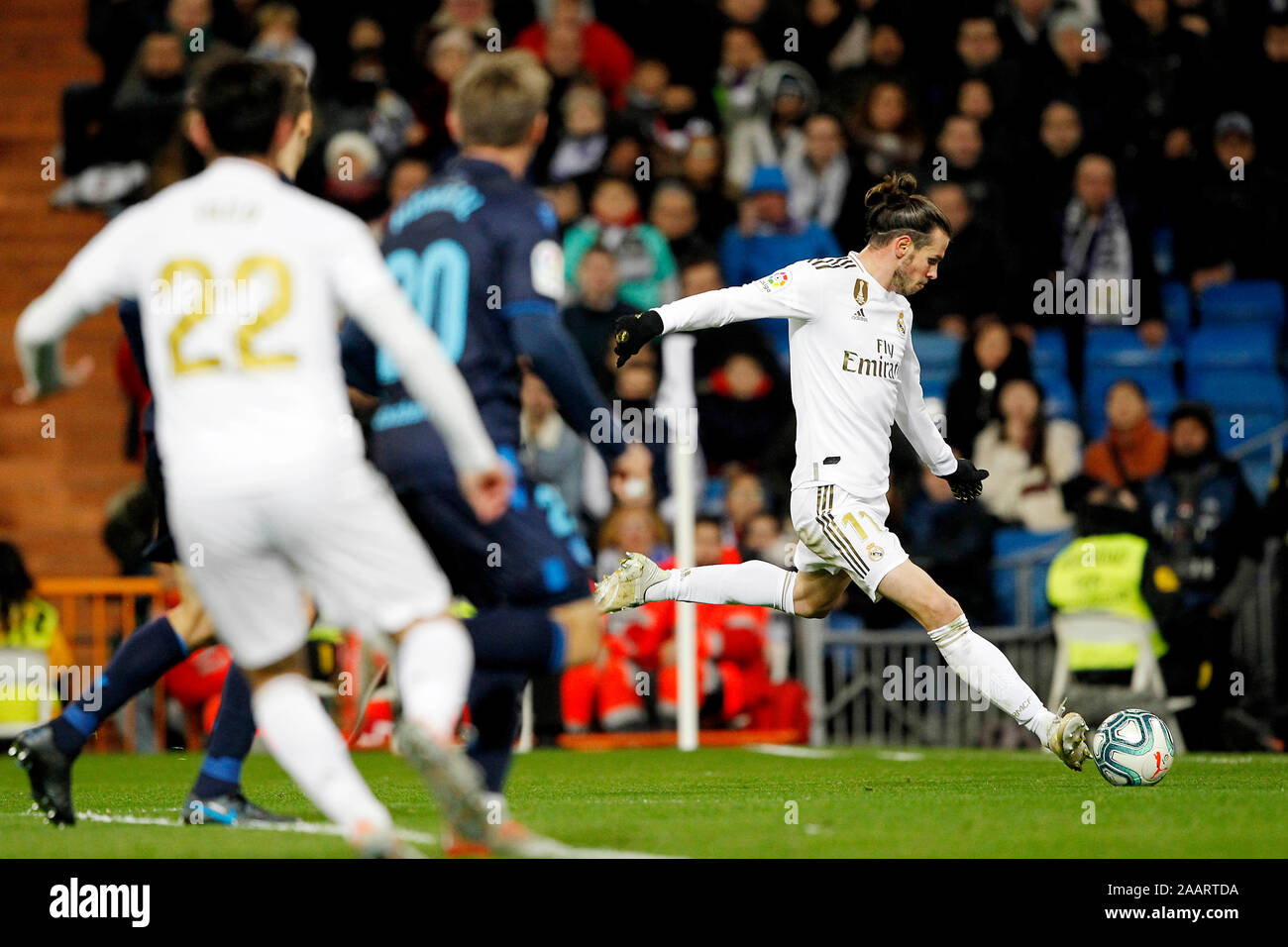 Madrid, Spain. 23rd Nov, 2019. Soccer of La Liga match 14 Real Madrid ...