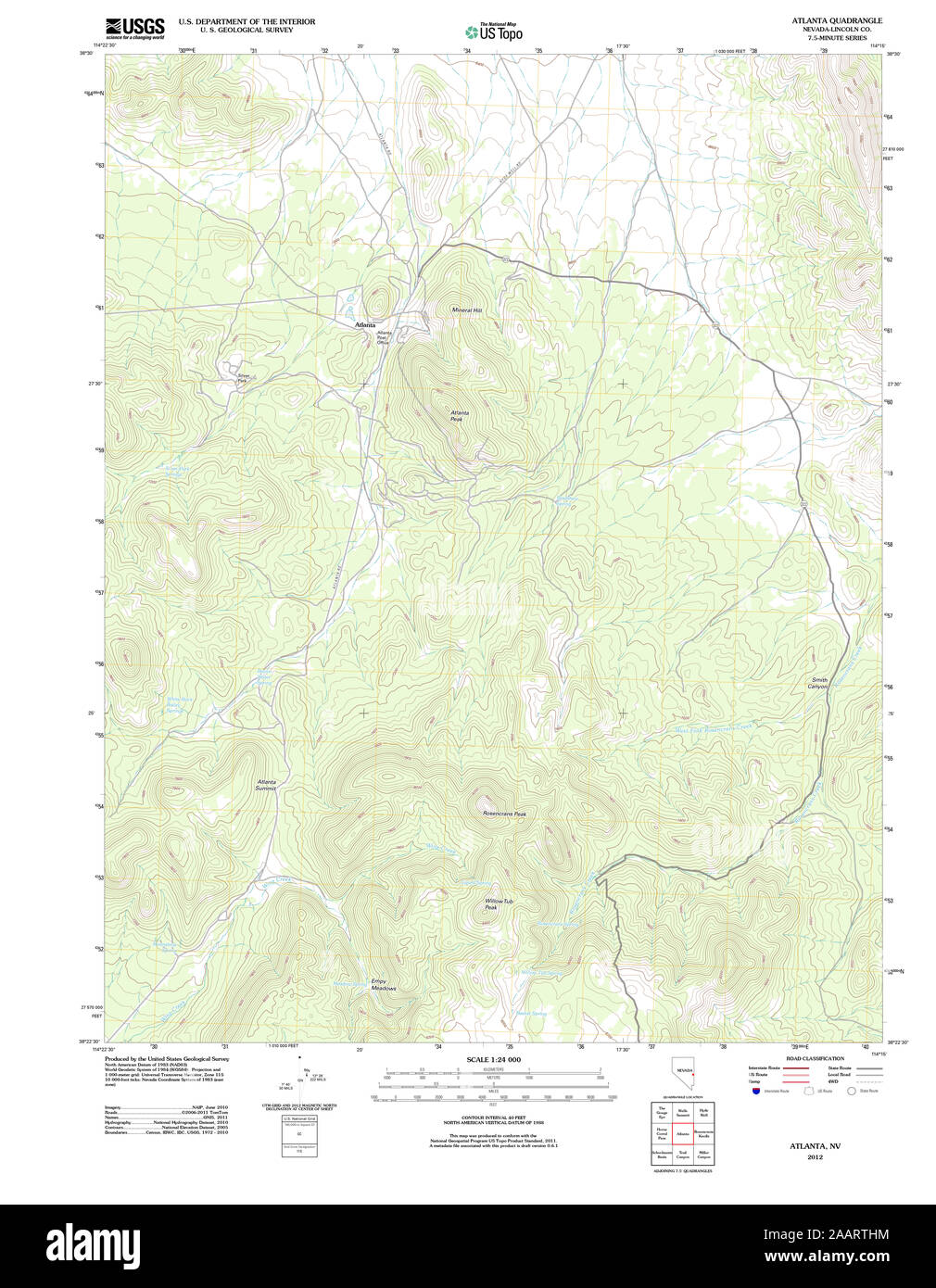 Atlanta historical map hi-res stock photography and images - Alamy