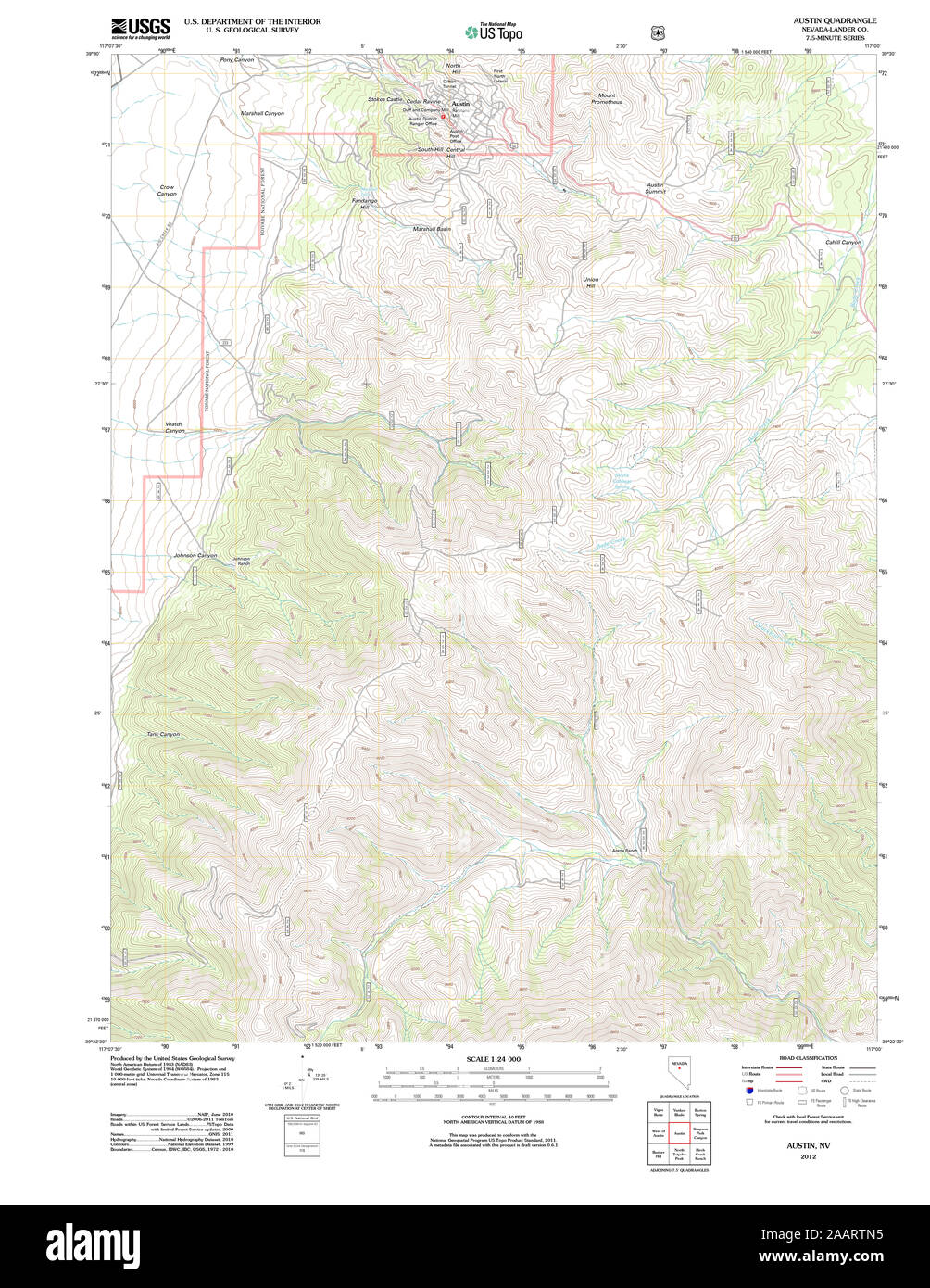 Austin nevada Cut Out Stock Images & Pictures - Alamy