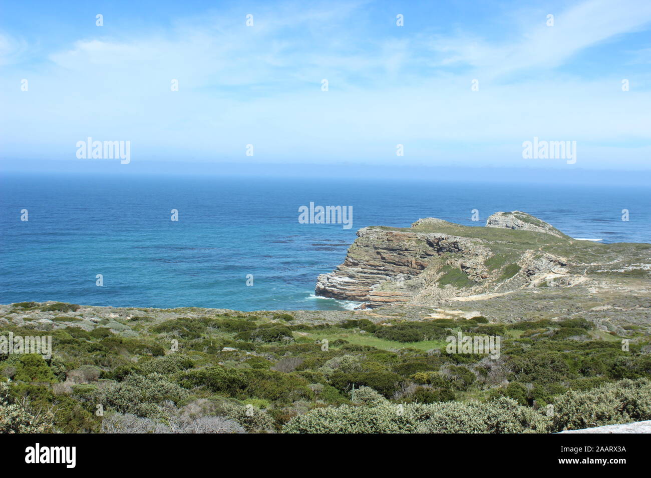 Cape Town tourism , cape of good hope alone Atlantic ocean Stock Photo ...