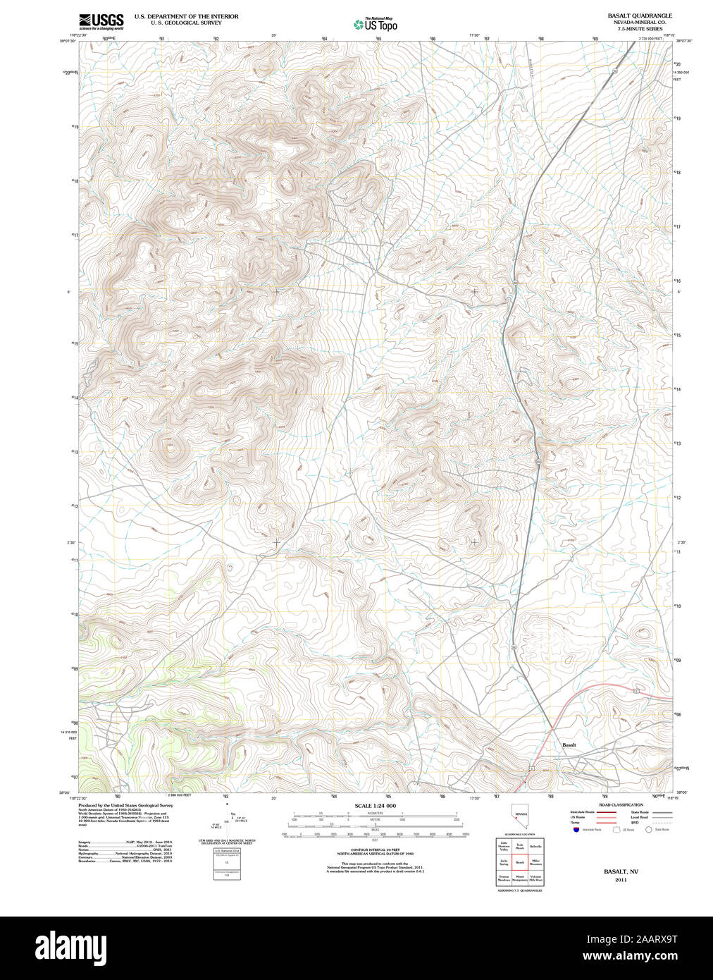 Map of basalt hi-res stock photography and images - Alamy