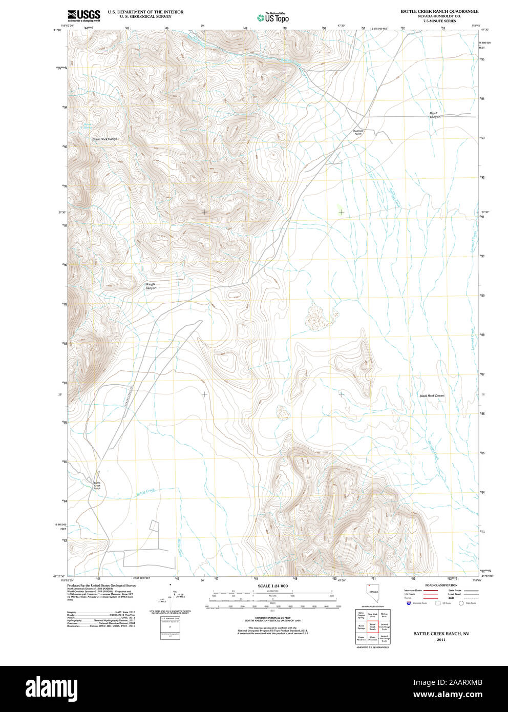 Map of battle creek Cut Out Stock Images & Pictures - Alamy