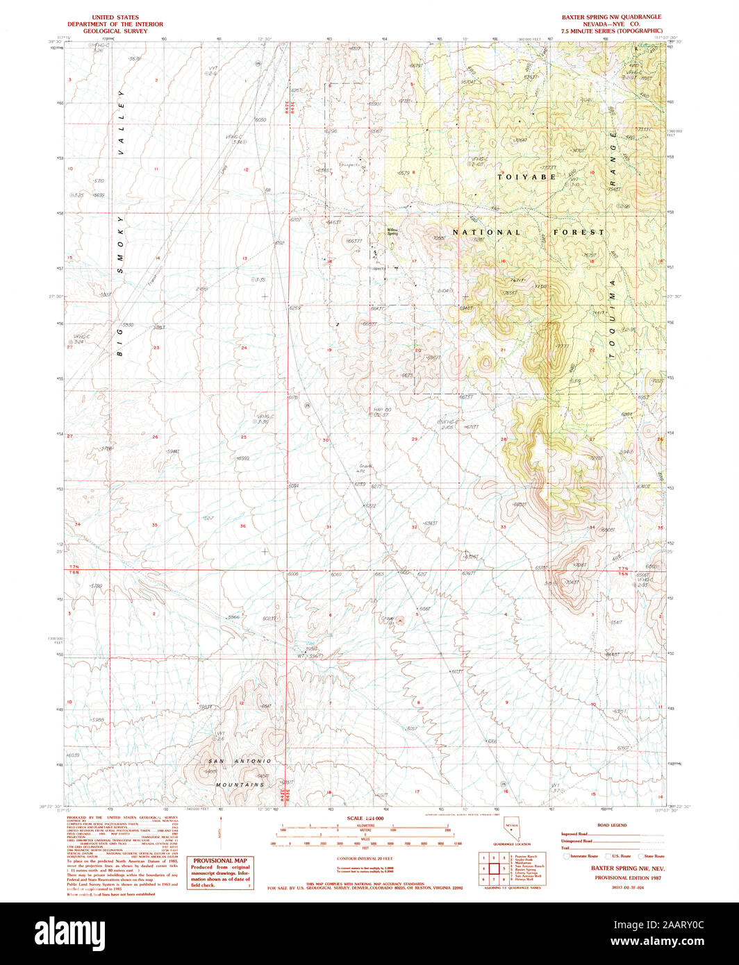 Baxter map Cut Out Stock Images & Pictures - Alamy