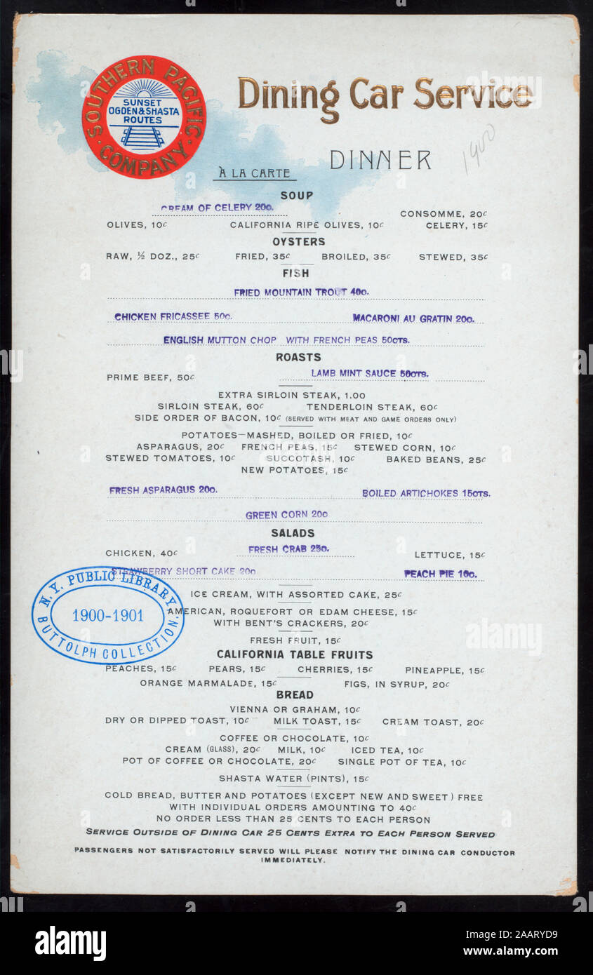 Handwritten menus hi-res stock photography and images - Alamy