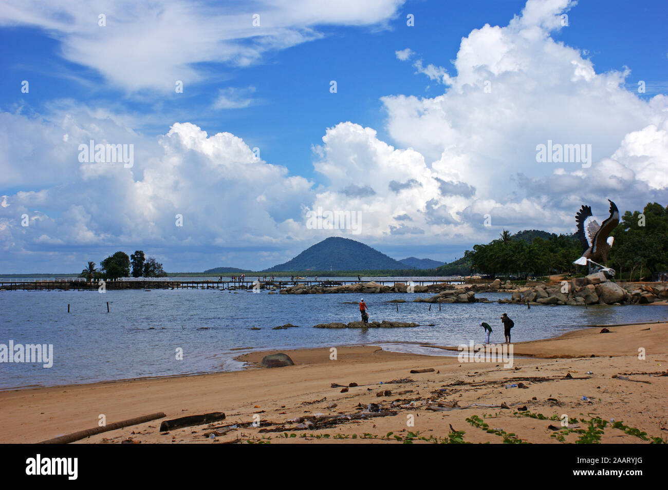 Sinka Island Beach, Singkawang, West Kalimantan, Indonesia Stock Photo ...