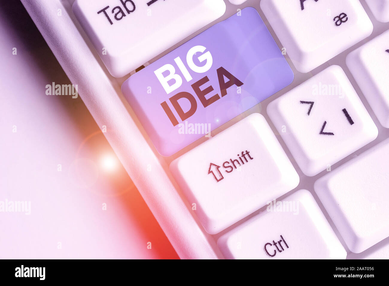 Conceptual hand writing showing Big Idea. Concept meaning Having great ...