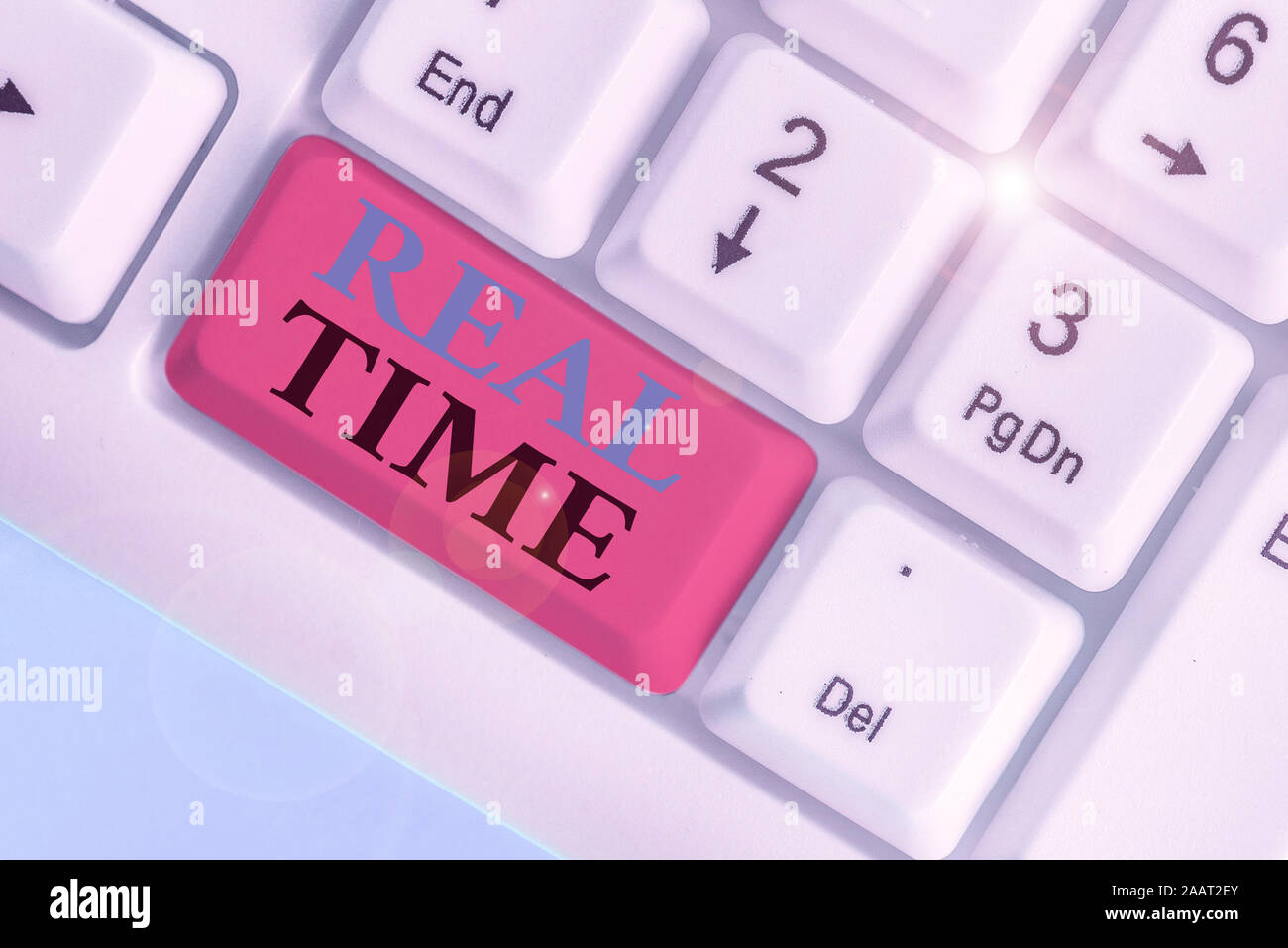 Handwriting text Real Time. Conceptual photo the actual time during ...