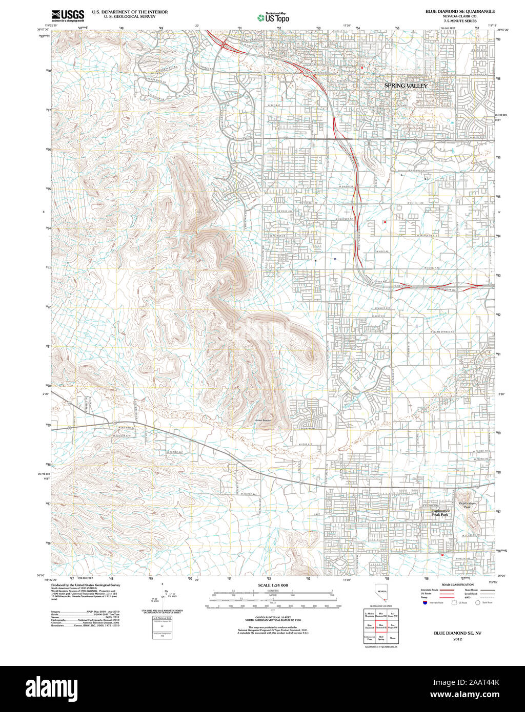 Blue diamond nevada hi-res stock photography and images - Alamy