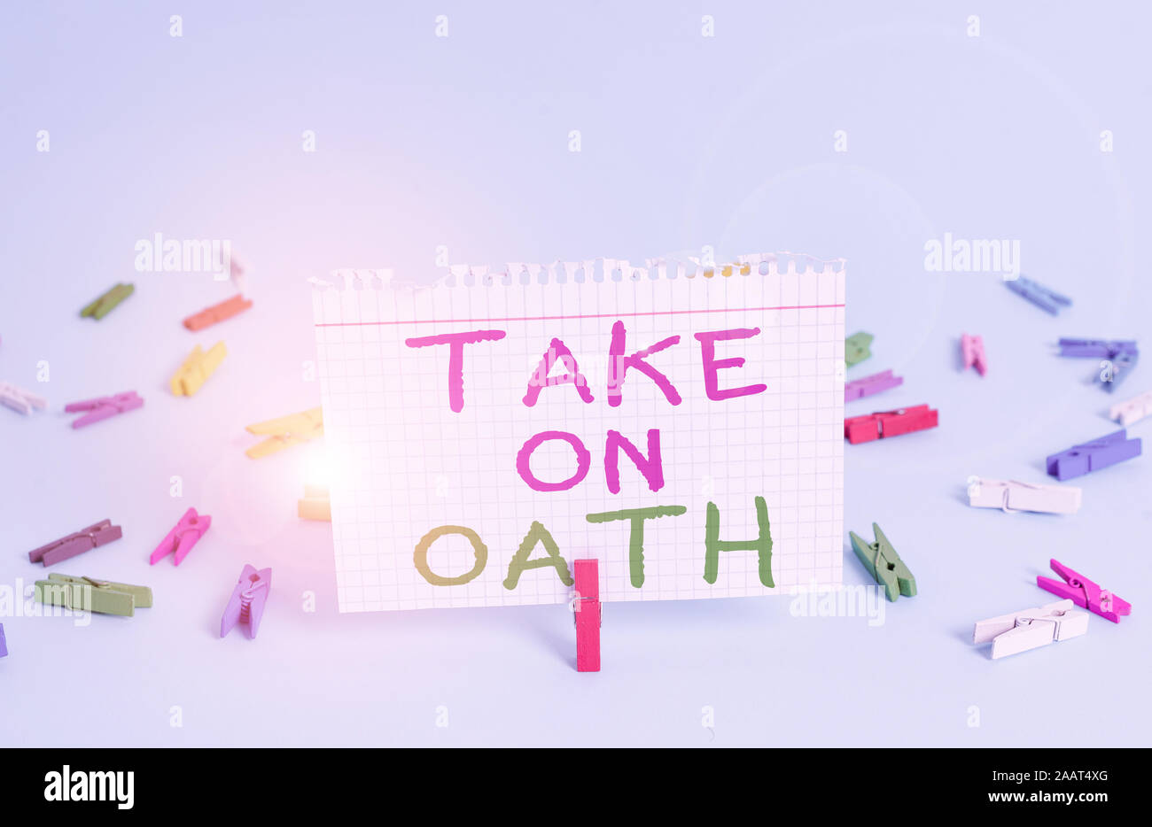 Taking a solemn oath hi-res stock photography and images - Alamy